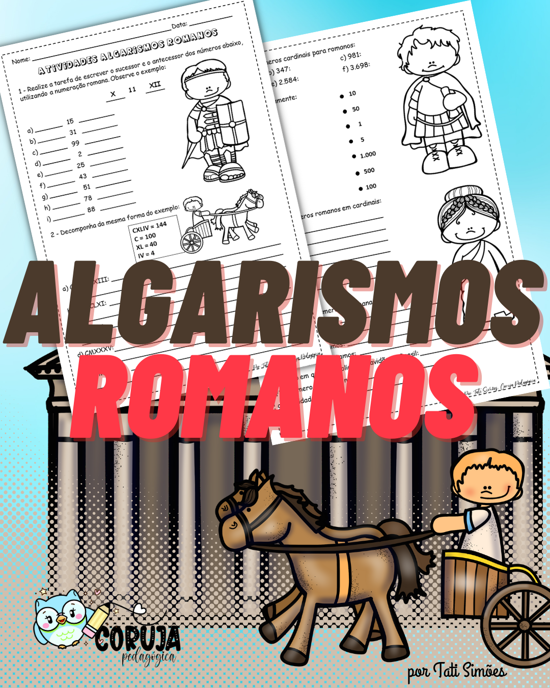 Atividade Interativa Algarismo Romano Parte 3 Coruja Pedag gica