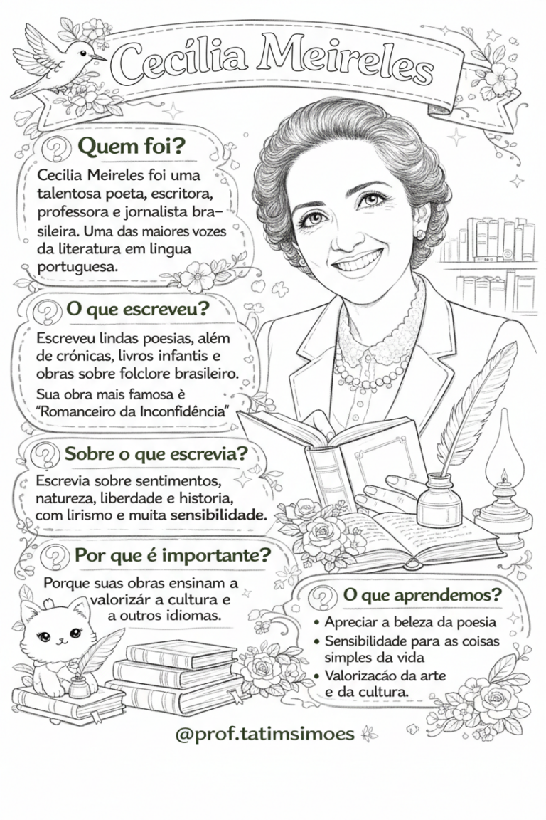 Cecília Meireles na Escola: Biografia e Atividades com BNCC para ...